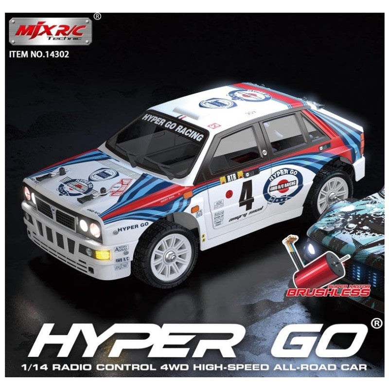MJX Hyper Go 14302 Lancia RC Car 55km/h High Speed RC Drift Car 4WD Br – Hobby Square Singapore