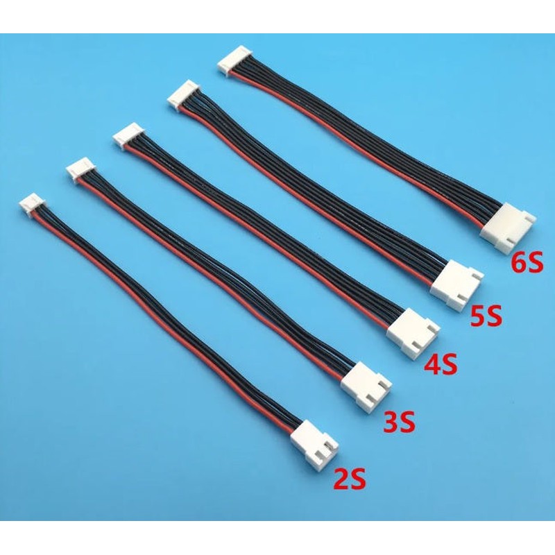 JST-XH 2S 3S 4S 6S LiPo Balance Cable Charging Power Wire 15CM (New Ty ...