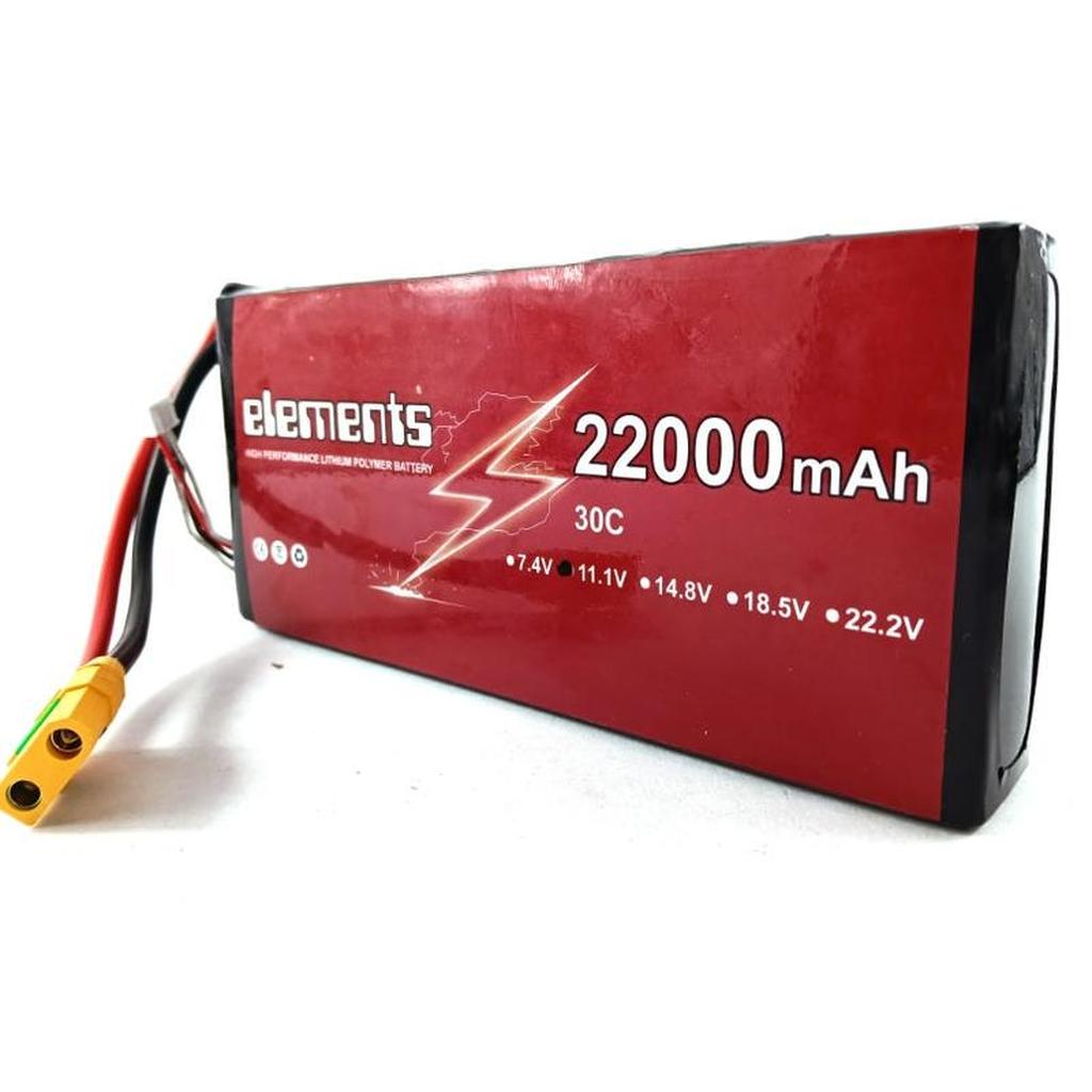 Elements 22000mAh 30C 3S 11.1V Lipo Battery – Hobby Square Singapore