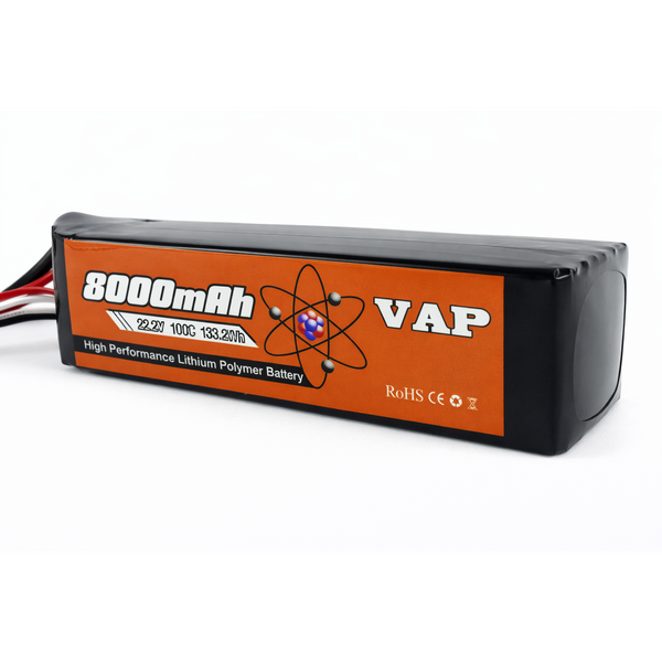 VAP 8000mAh 100C 6S Lipo Battery for UAV RC Helicopter Boat Car Drone ...