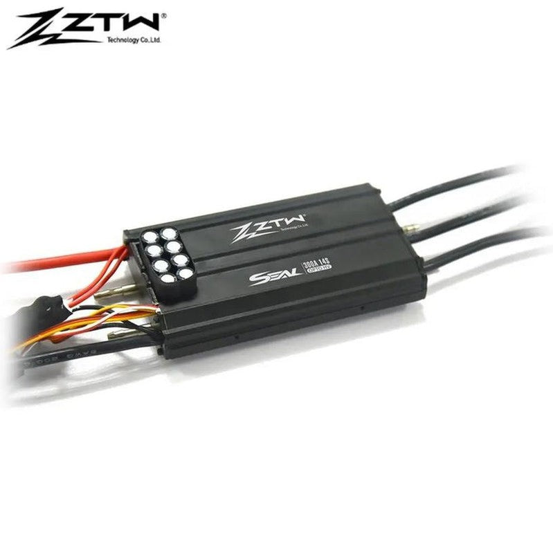 ZTW Seal 300A OPTO HV 14S All Metal Brushless ESC W/ Water Cooling Sys ...