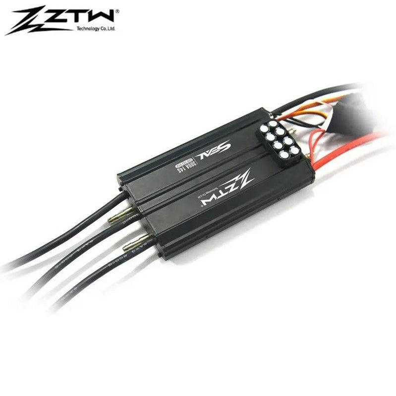 ZTW Seal 300A OPTO HV 14S All Metal Brushless ESC W/ Water Cooling Sys ...